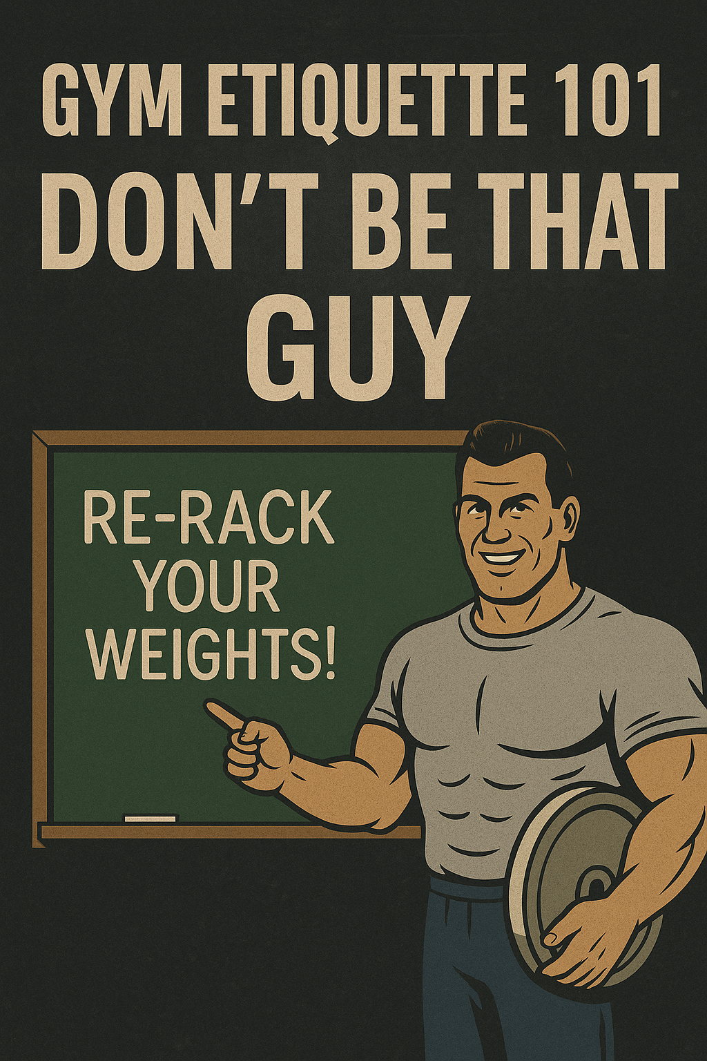 🏋️‍♂️ Gym Etiquette 101 – Re-Rack University | Don’t Be That Guy ...